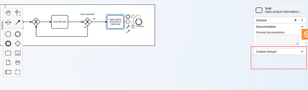Entry is not visible - Developers - bpmn.io Forum