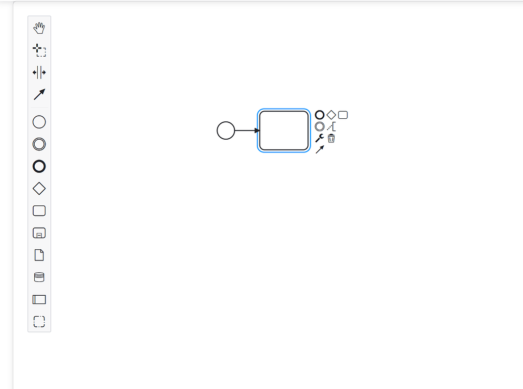 Unable to see pop-up menu in palett or context pad - Modeler - bpmn.io Forum