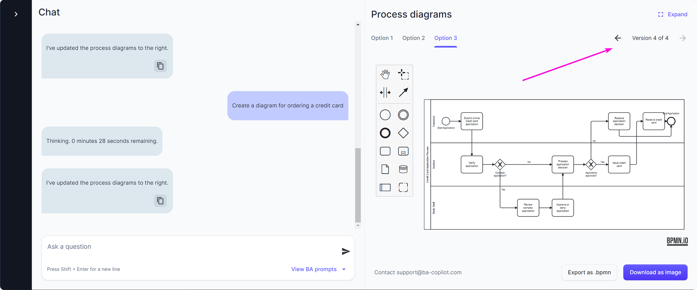 How to create a BPMN diagram with AI - Users - bpmn.io Forum