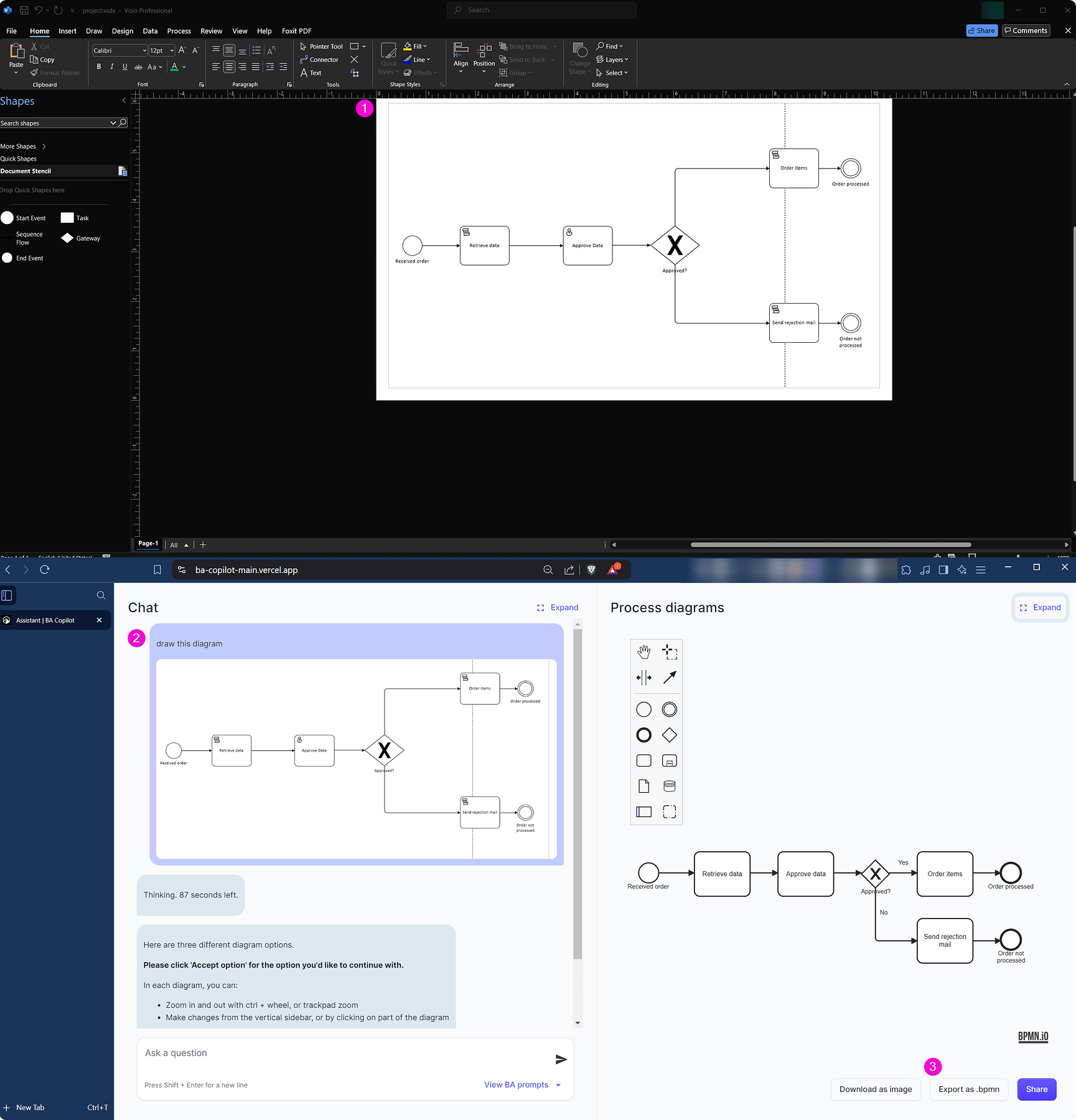 How to convert Visio to .bpmn - Users - Forum - bpmn.io