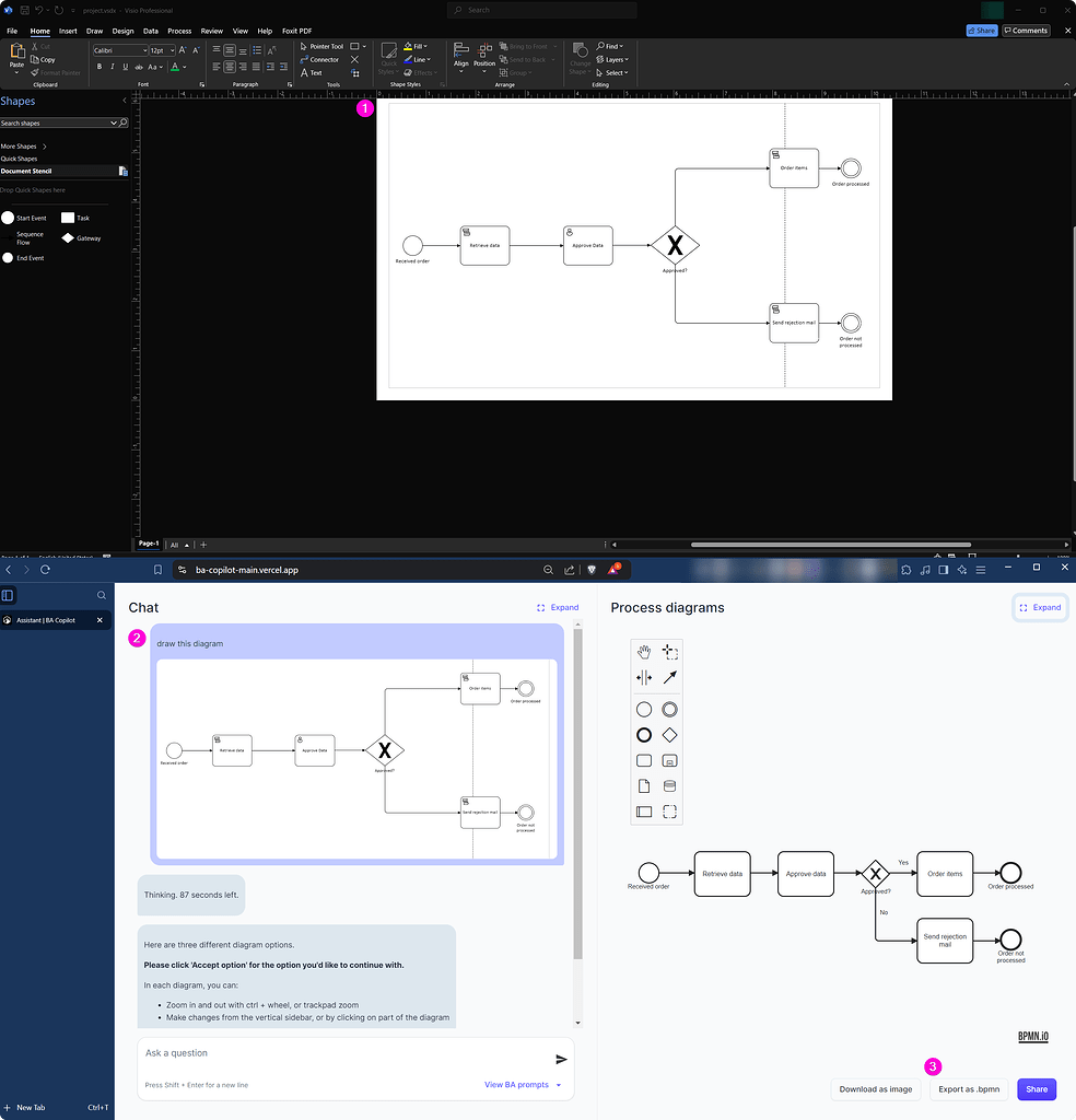 How to convert Visio to .bpmn - Users - Forum - bpmn.io