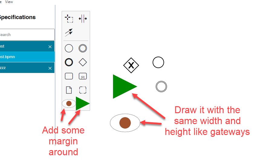 Change Size Of Custom Control Modeler Forum Bpmn io